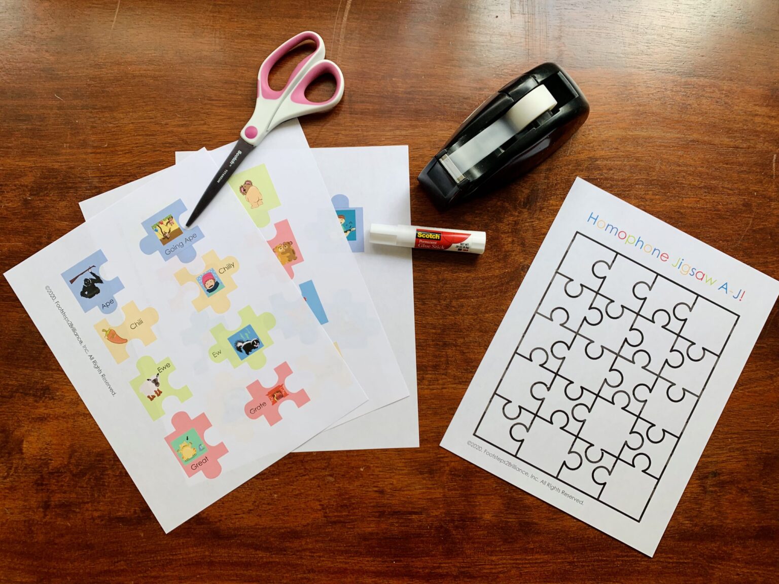 Interactive Literacy Activity - Footsteps2Brilliance