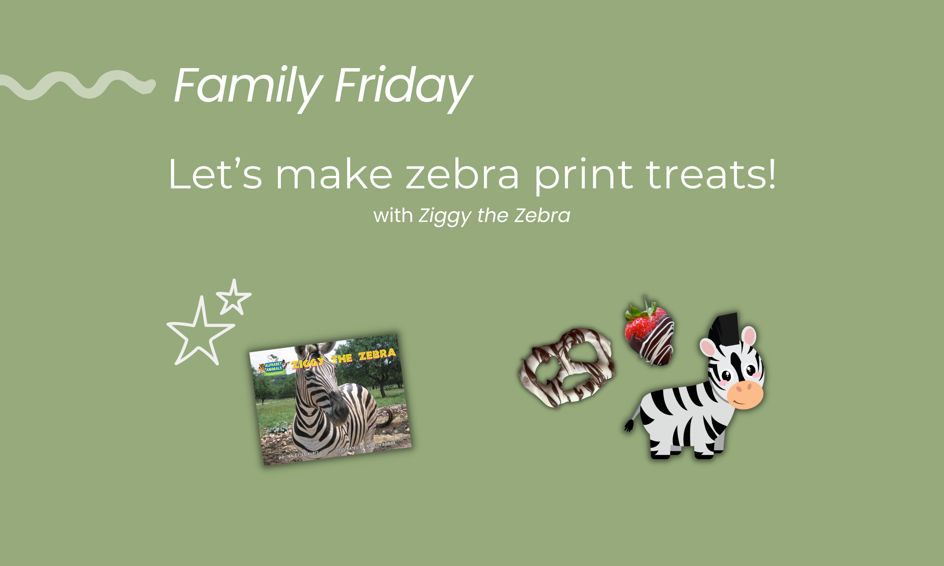 Family Friday: Ziggy the Zebra Baking Activity - Footsteps2Brilliance