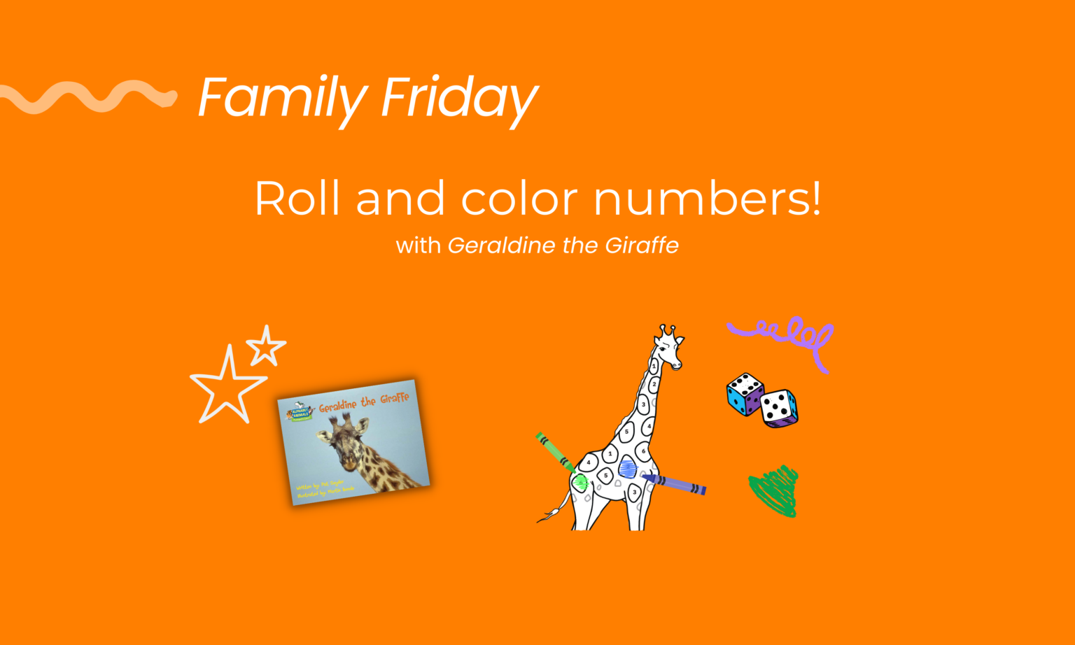 Family Friday: Geraldine the Giraffe Interactive Counting Activity ...