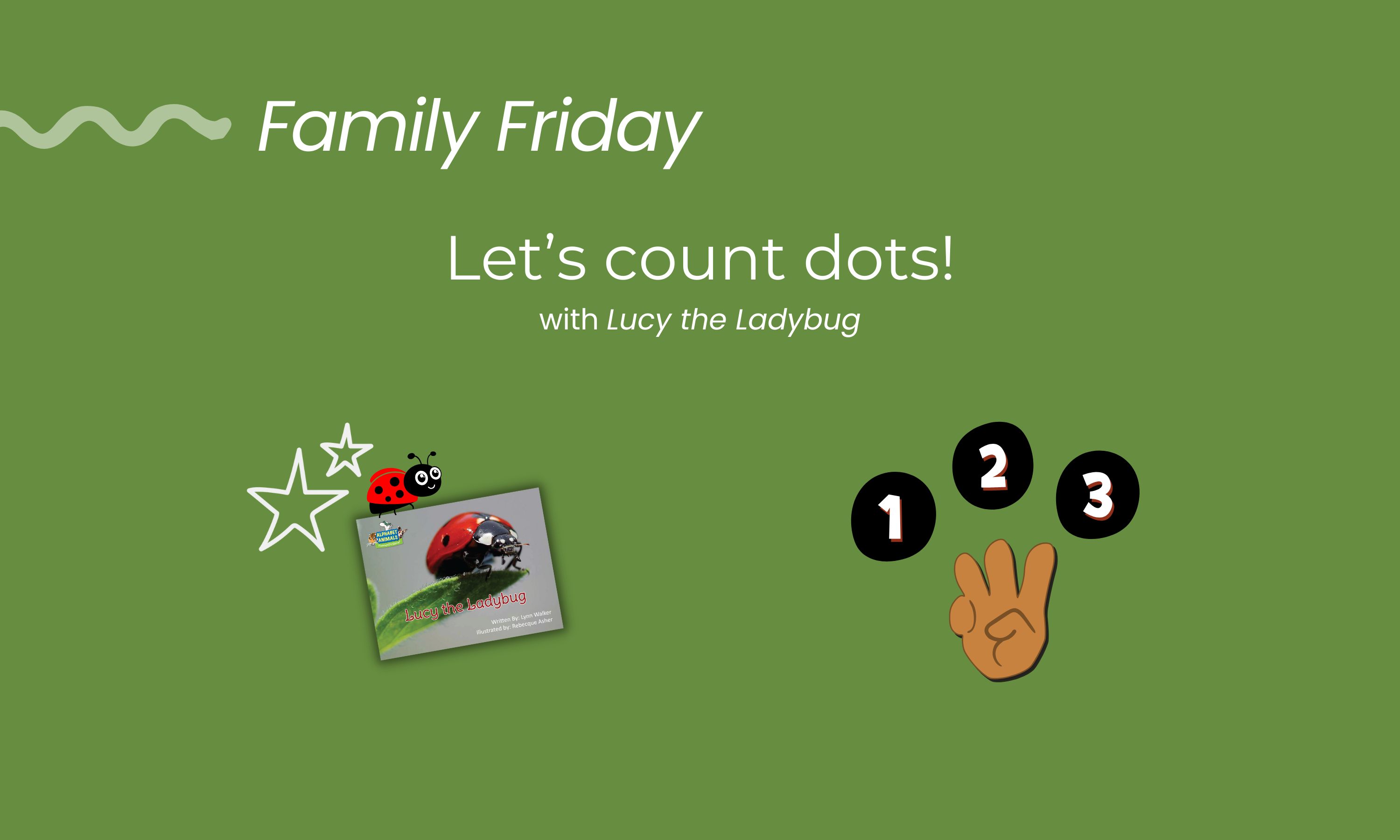 Family Friday: Lucy the Ladybug Counting Skills Game - Footsteps2Brilliance