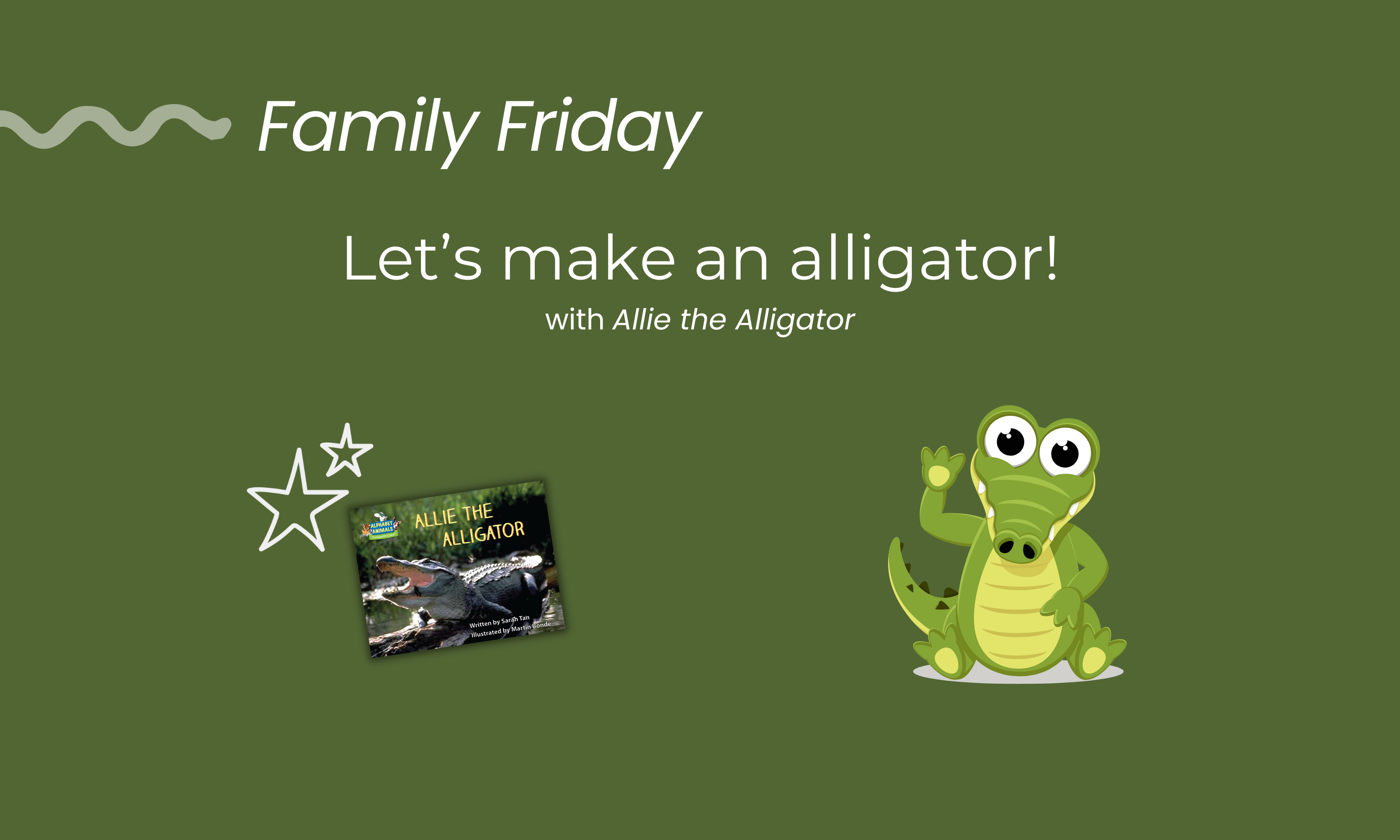 Family Friday: Allie the Alligator Literacy Craft - Footsteps2Brilliance